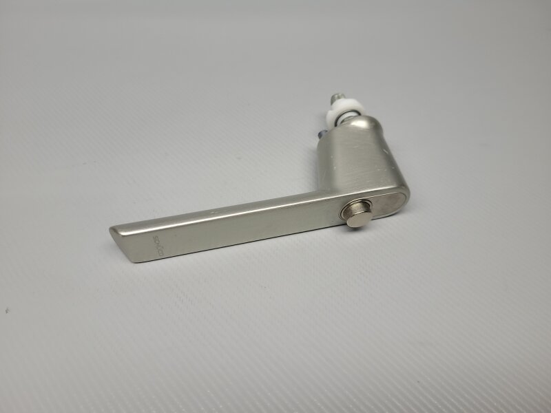 Schüco AvanTec FENSTERGRIFF Steckgriff mit Sperrtaste Inox-Look Nr ...